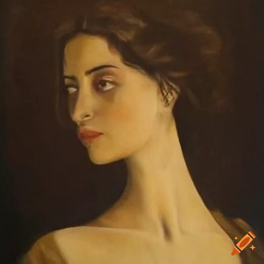 Painting of a beautiful woman by felice casorati and morandi