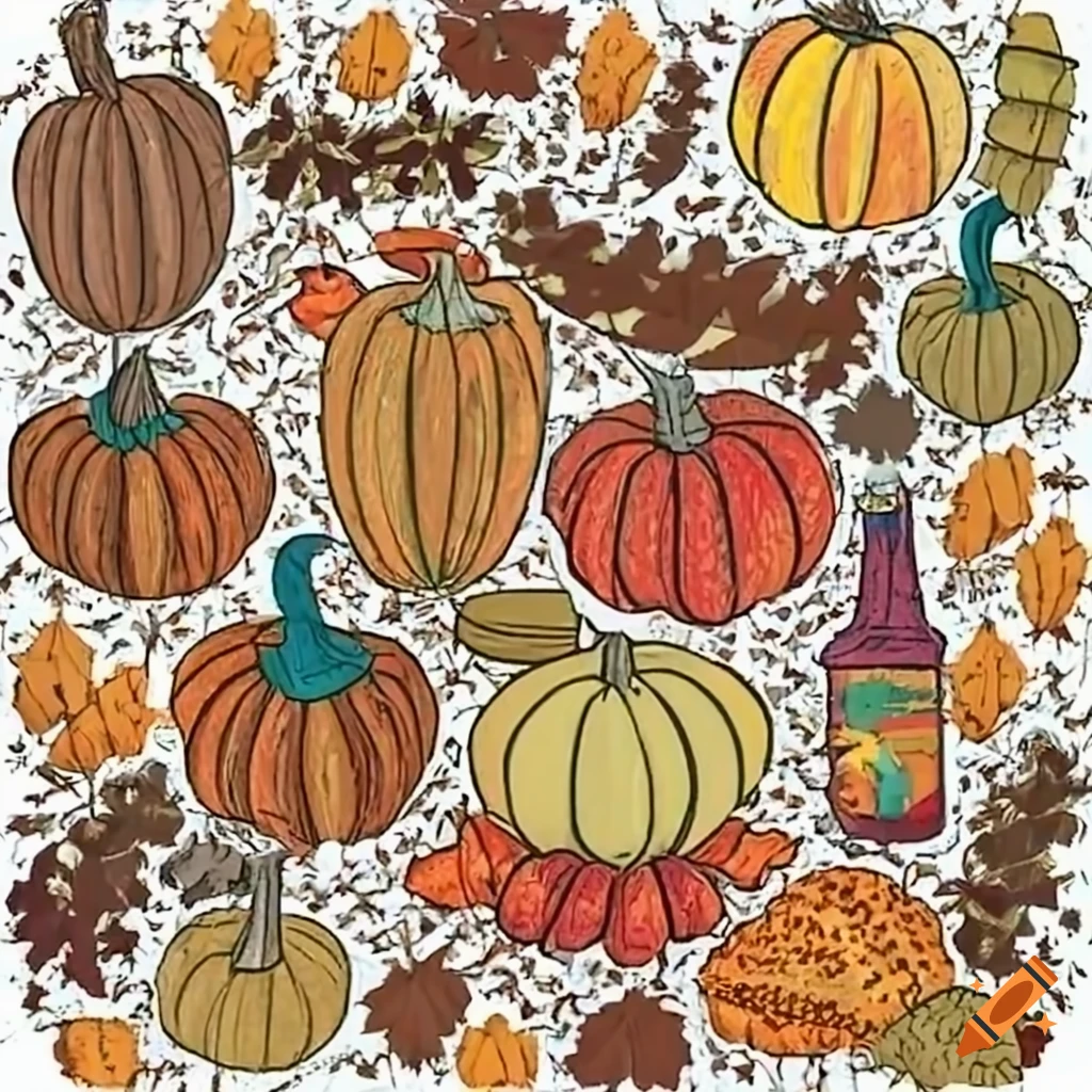 Autumn harvest celebration on Craiyon