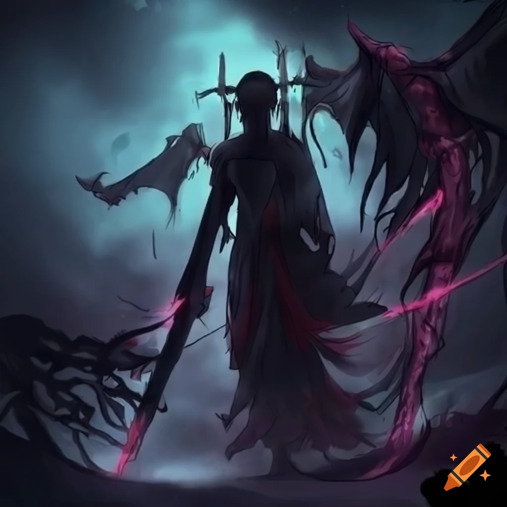 Image of a menacing japanese demon on Craiyon