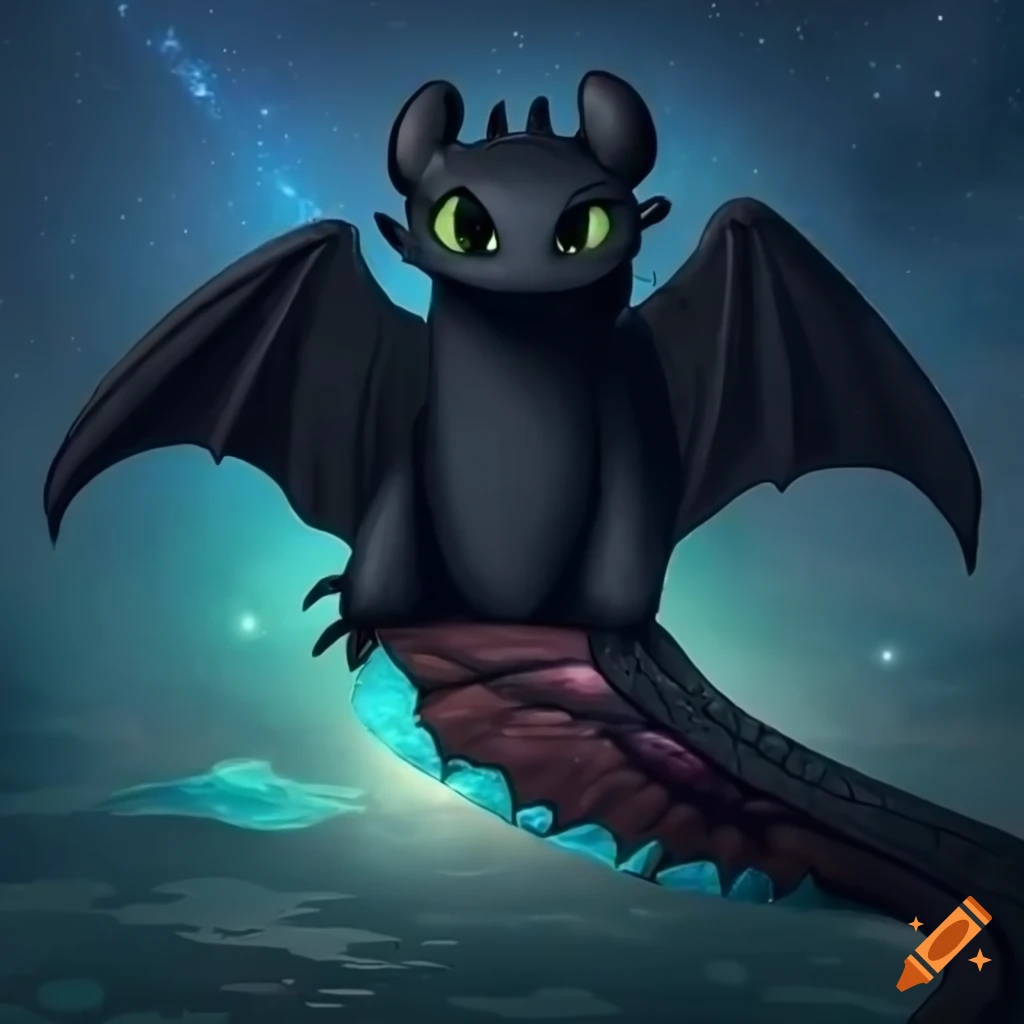 Night Fury Dragon Flying I Drew Toothless The Night Fury : R/httyd