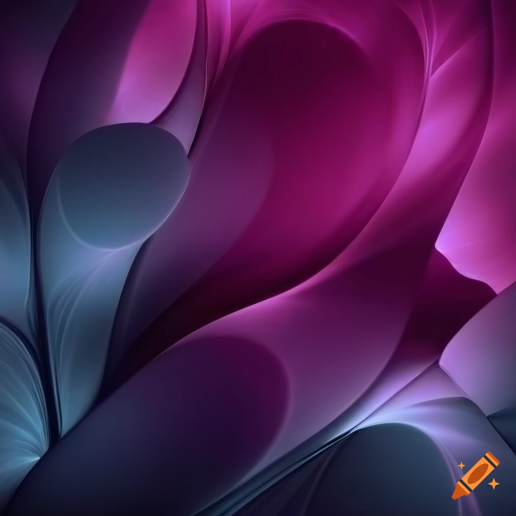Abstract botanical digital art with vibrant colors on Craiyon