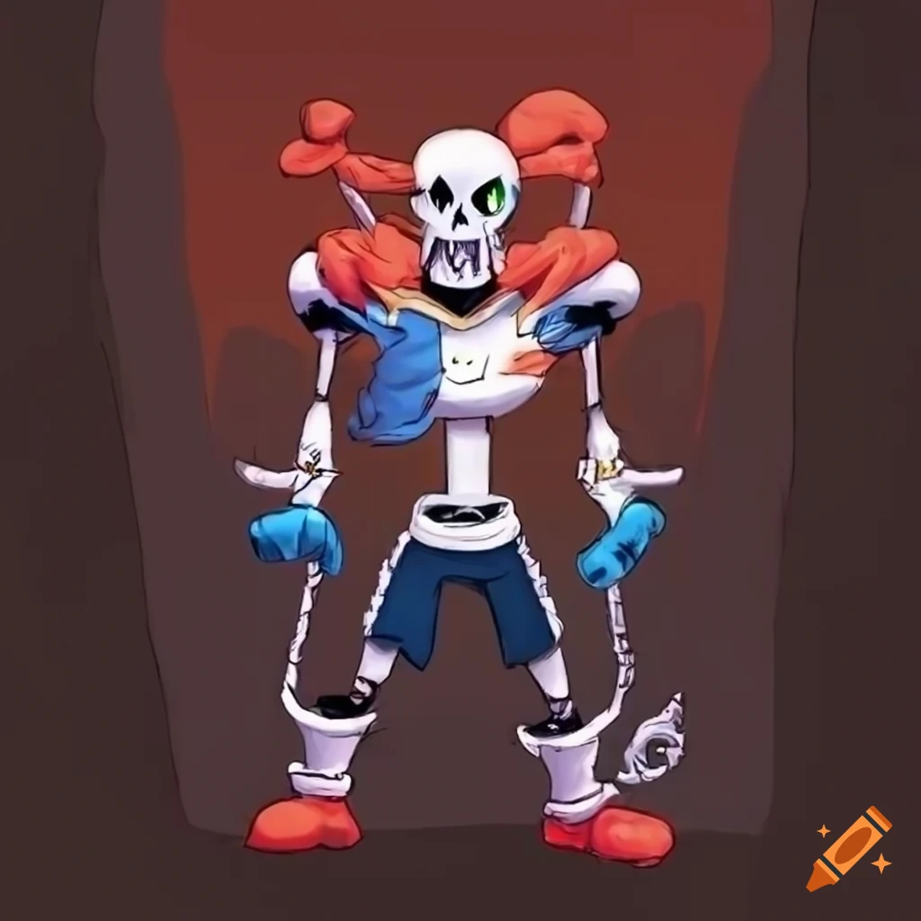 Art of Sans and Papyrus on Craiyon