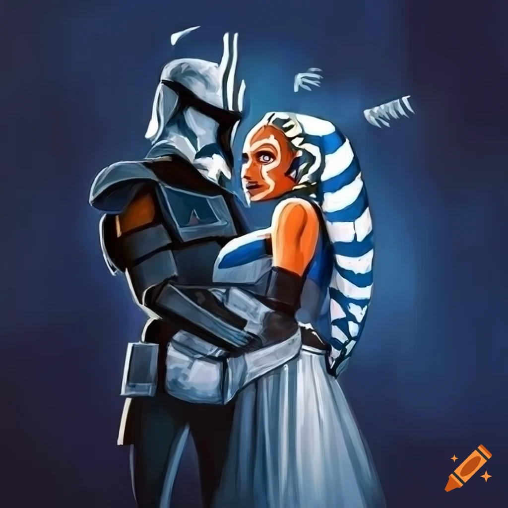 Captain rex and ahsoka tano's wedding artwork on Craiyon