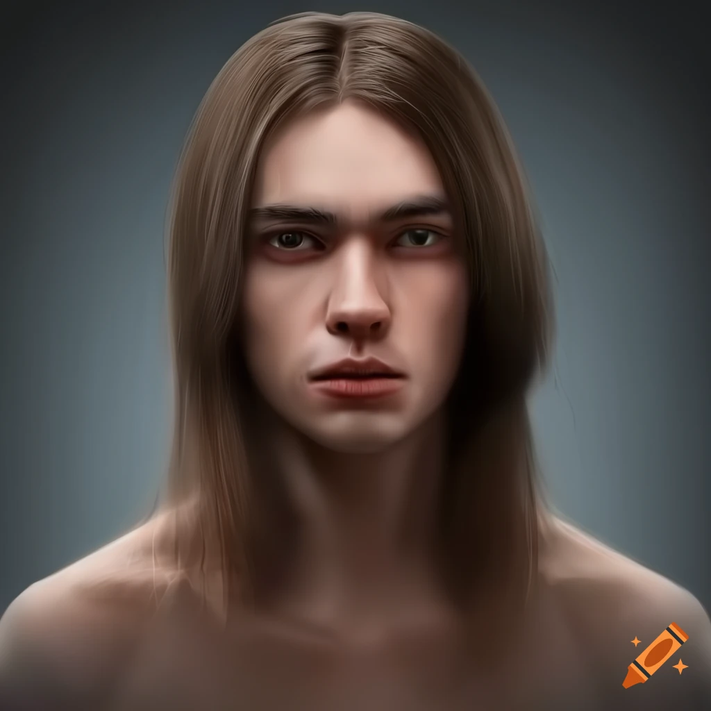 Photorealistic portrait of a Russian man with intense look on Craiyon