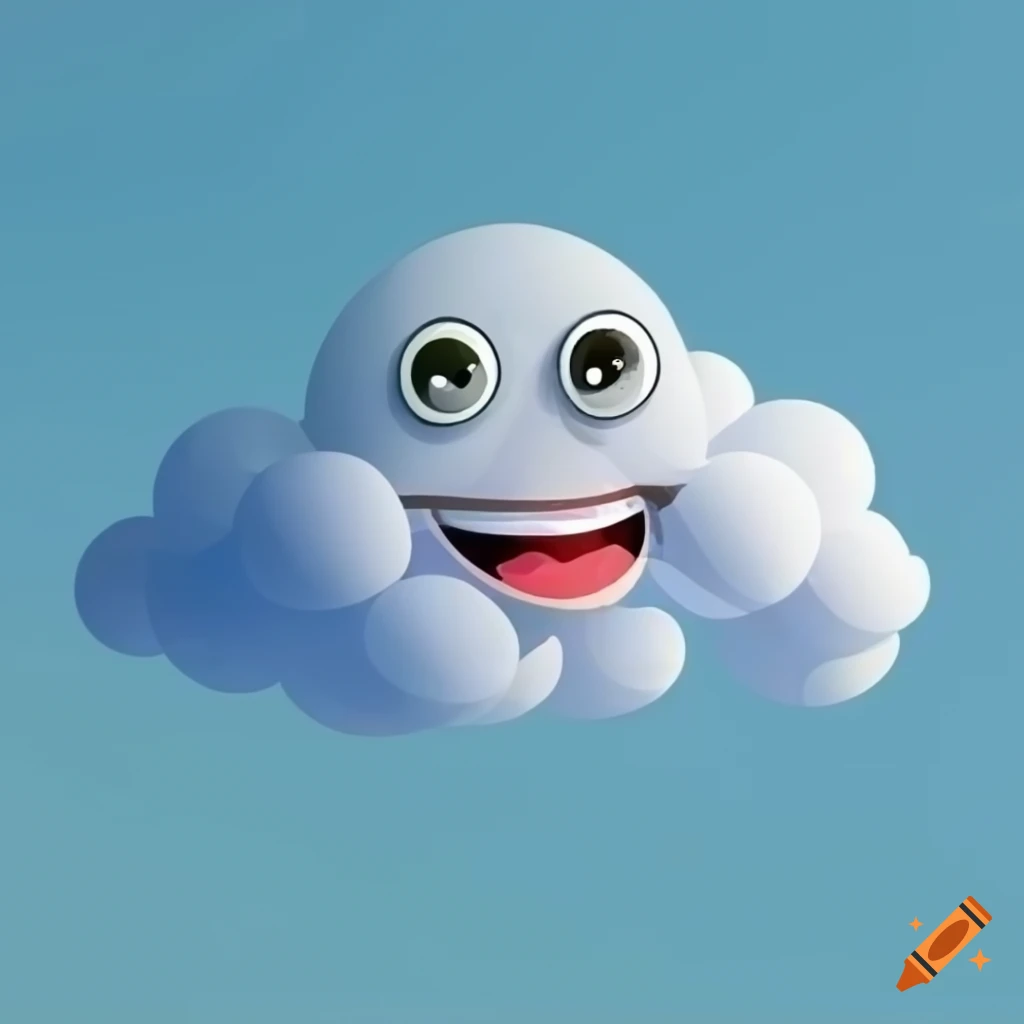 Happy Cartoon Clouds