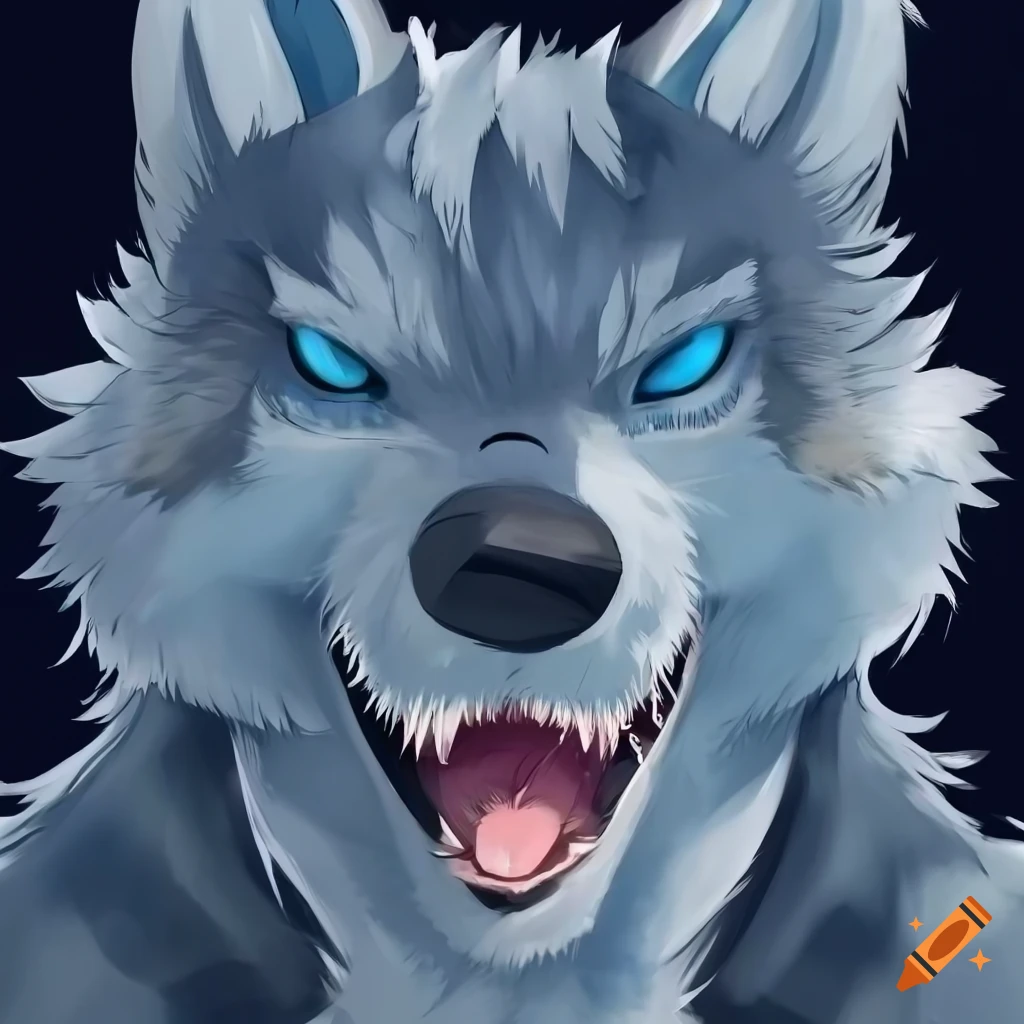 Silver Wolf With Blue Eyes Anime Silver Wolf When She Loses