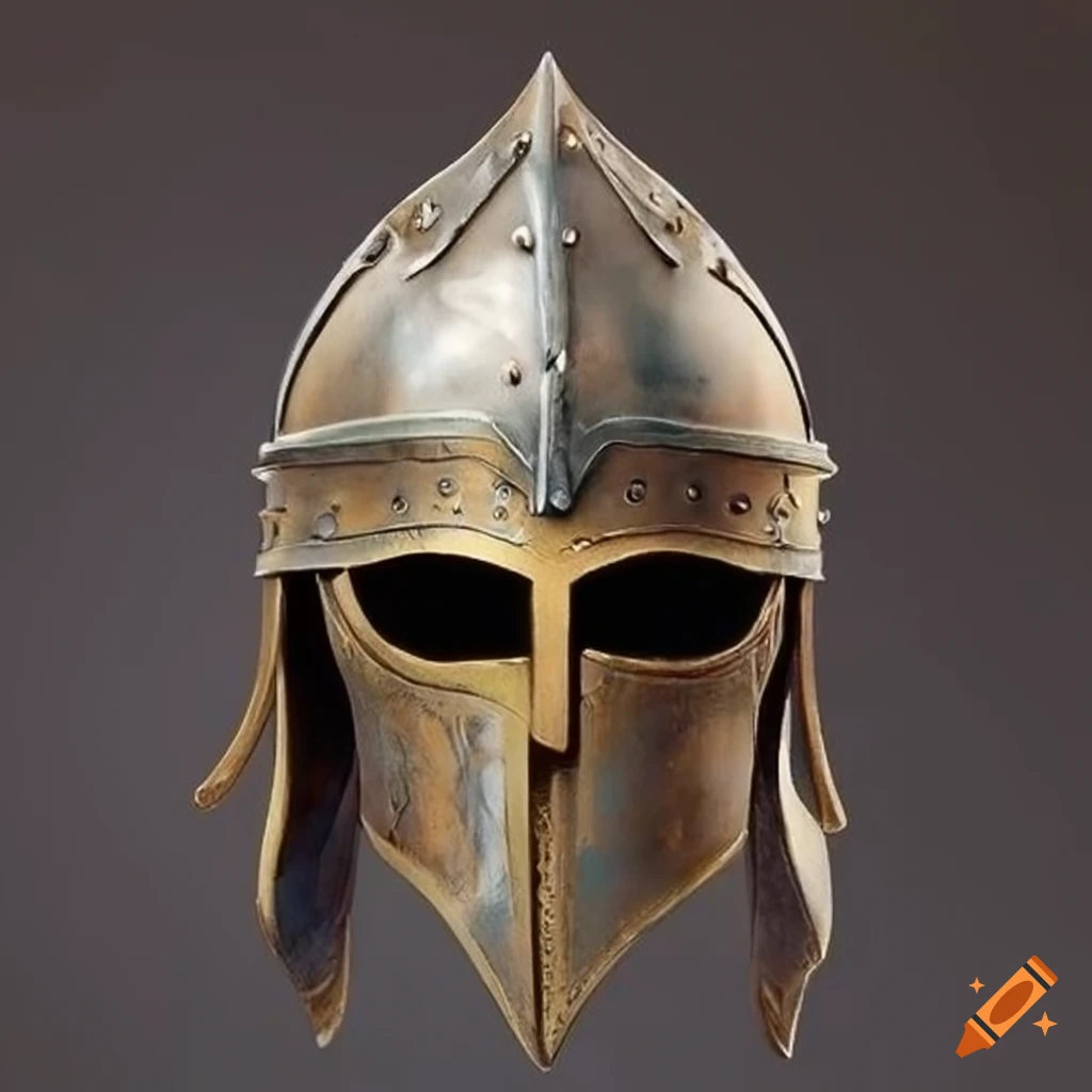 Image of ancient tridents and a stoic helmet