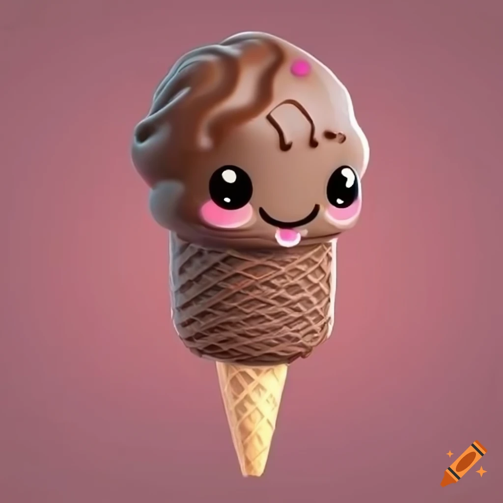 Cute Ice Cream Cartoon