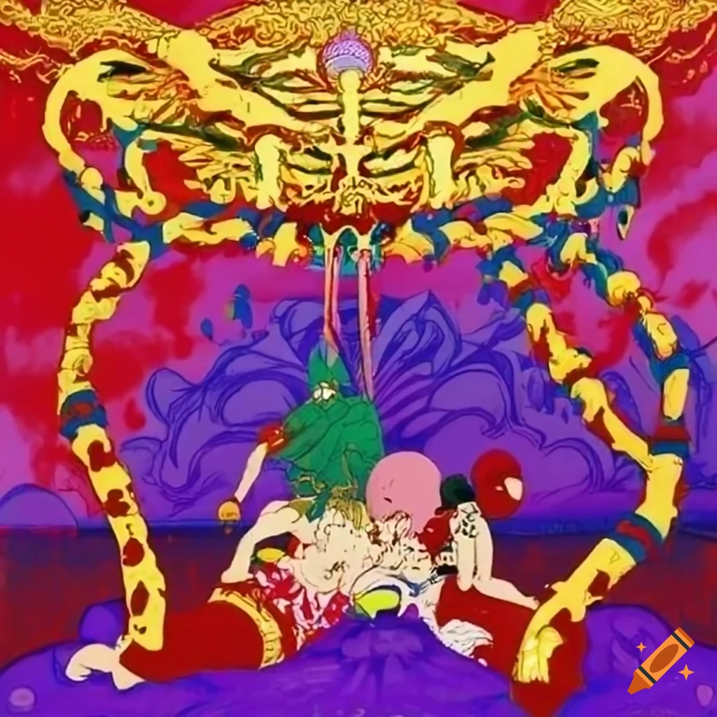 Illustration from galtar and the golden lance by chiho aoshima on Craiyon