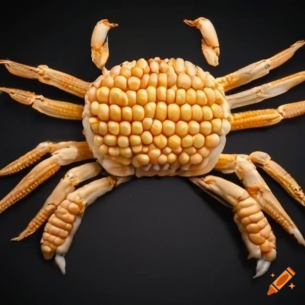 Corn crab dish on Craiyon