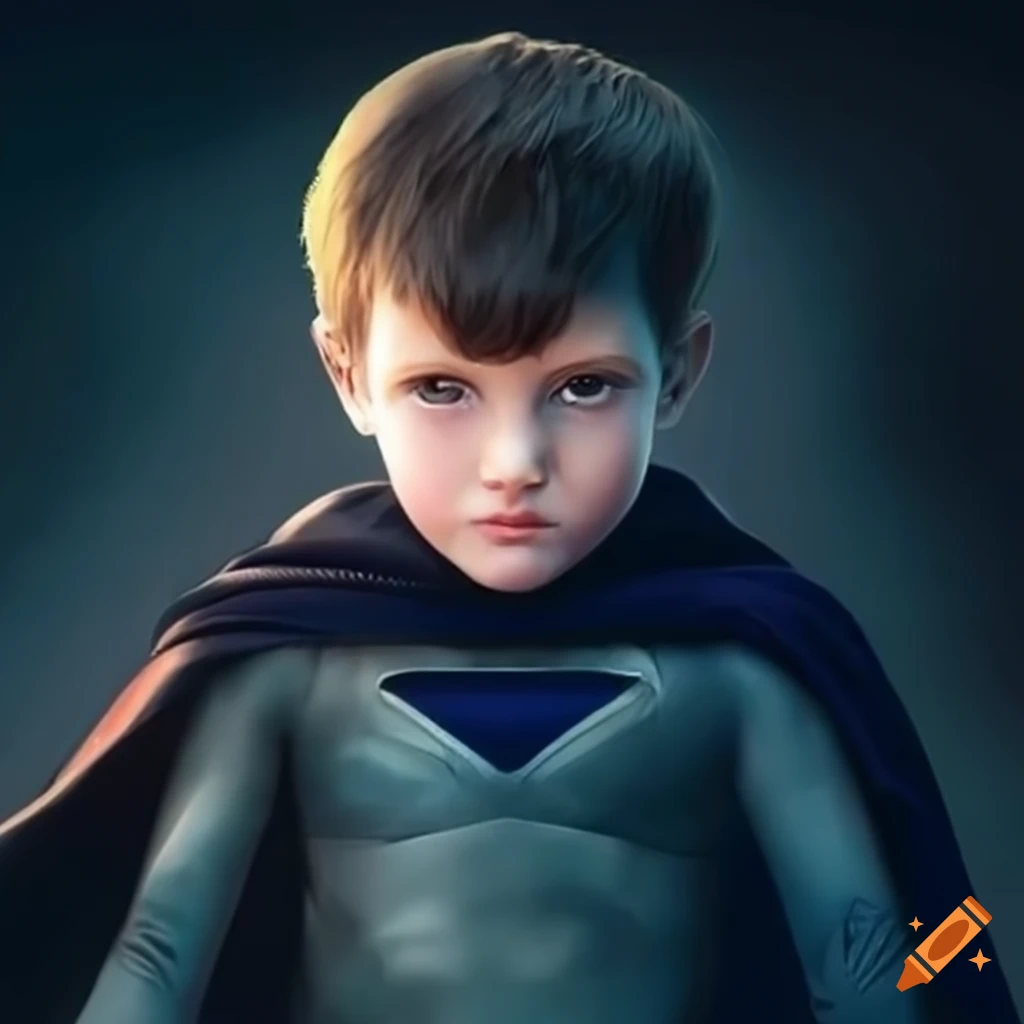 Image of a boy with superpowers on Craiyon