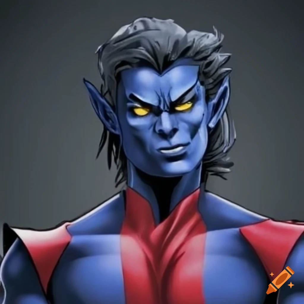 Image of storm and nightcrawler from x-men on Craiyon