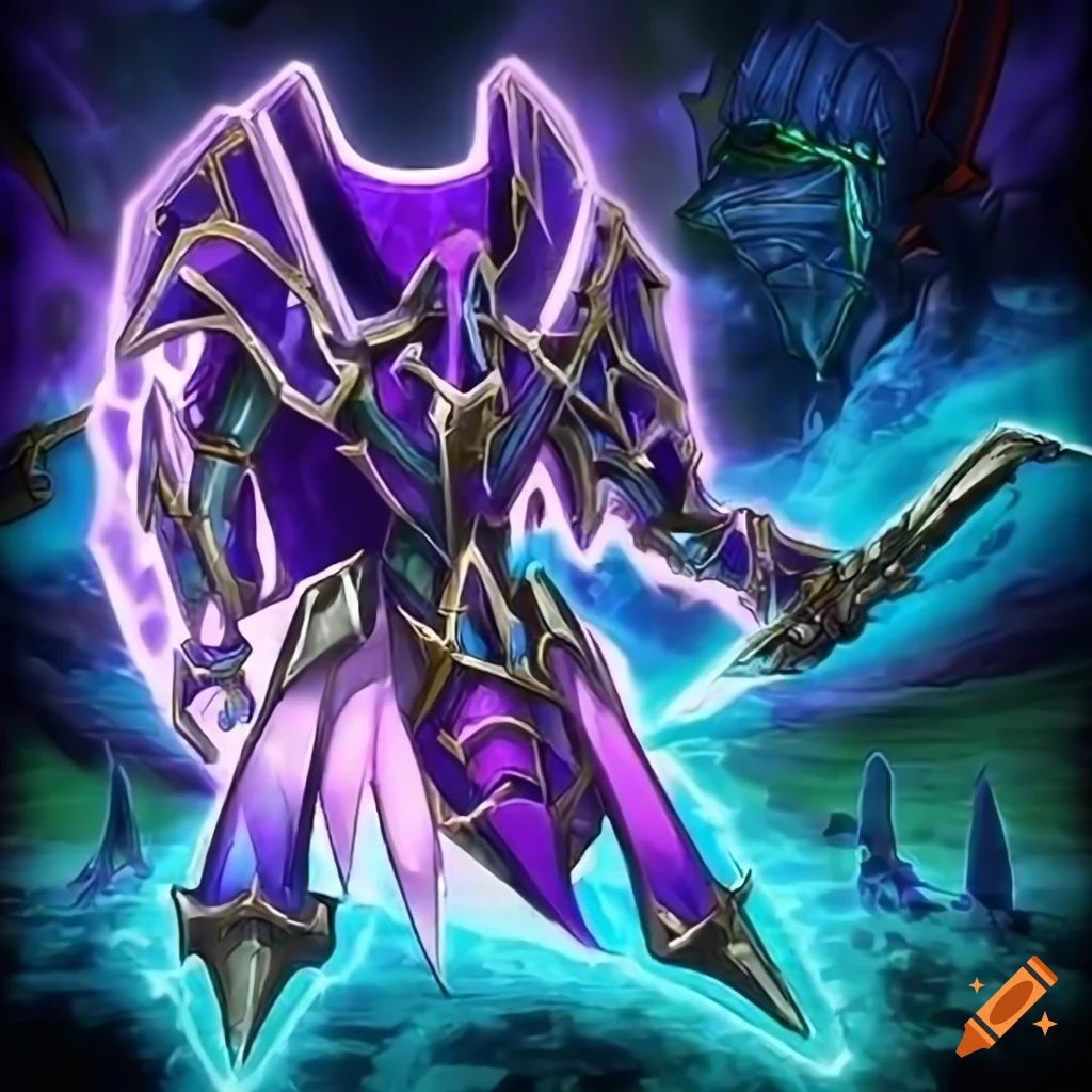 Spectral blue artwork for "the phantom knights of shining couter" on ...