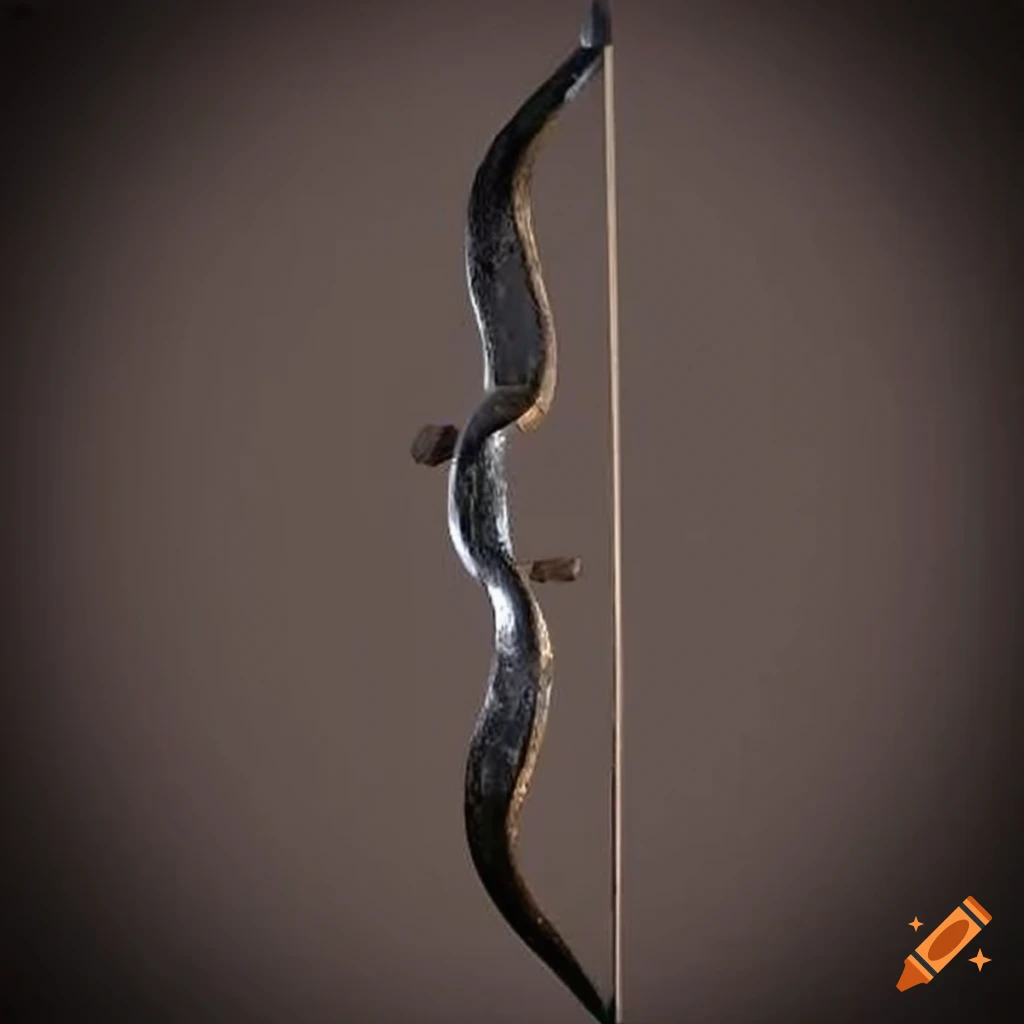 Powerful iron bow from medieval era on Craiyon