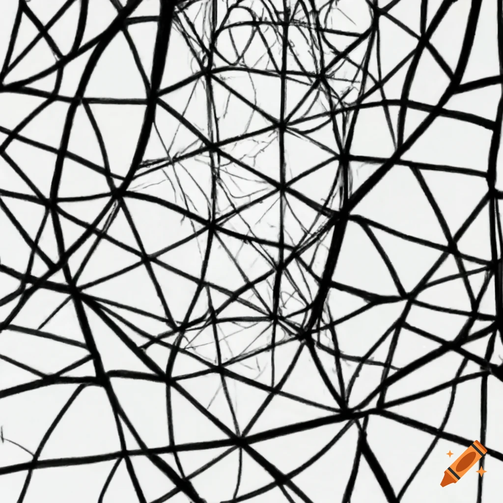 Abstract 3d artwork with geometric shapes on Craiyon