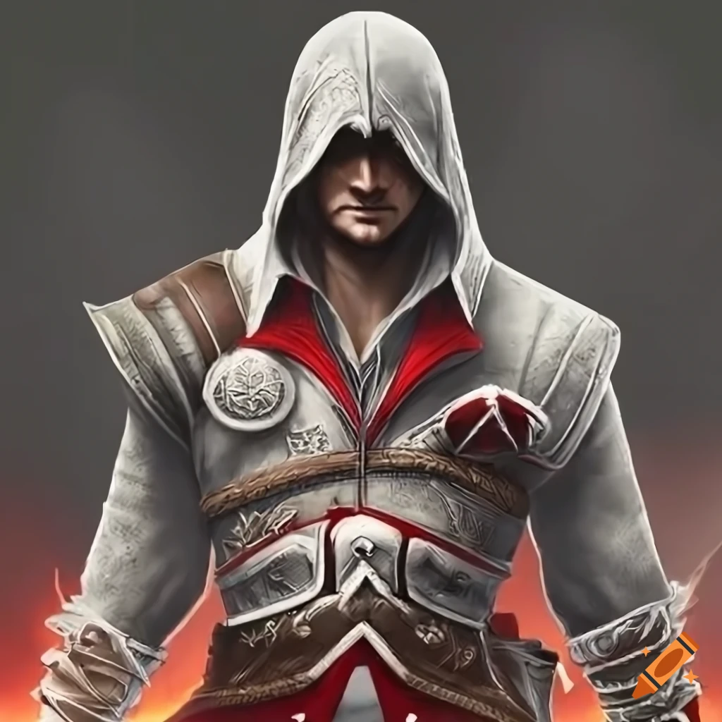 Image of ezio auditore from assassin's creed