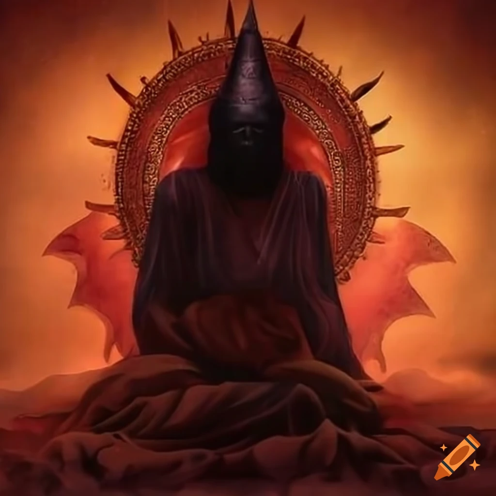 Artwork depicting the god of emptiness