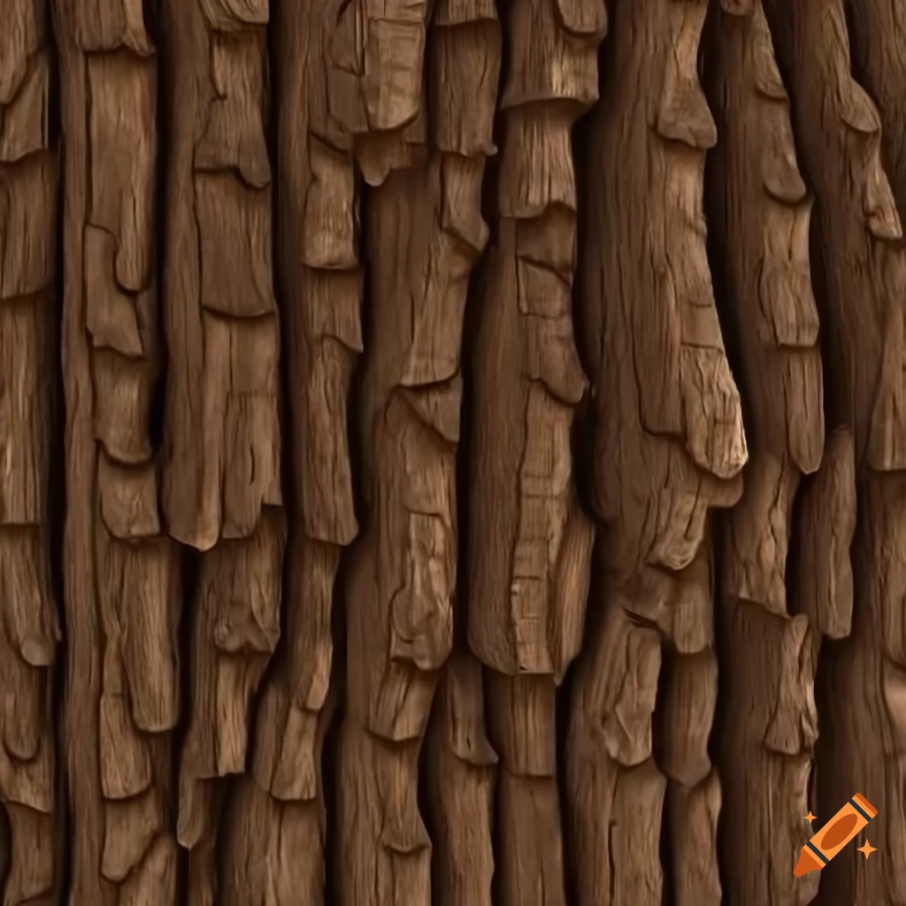 Seamless textures of oak bark for game development on Craiyon