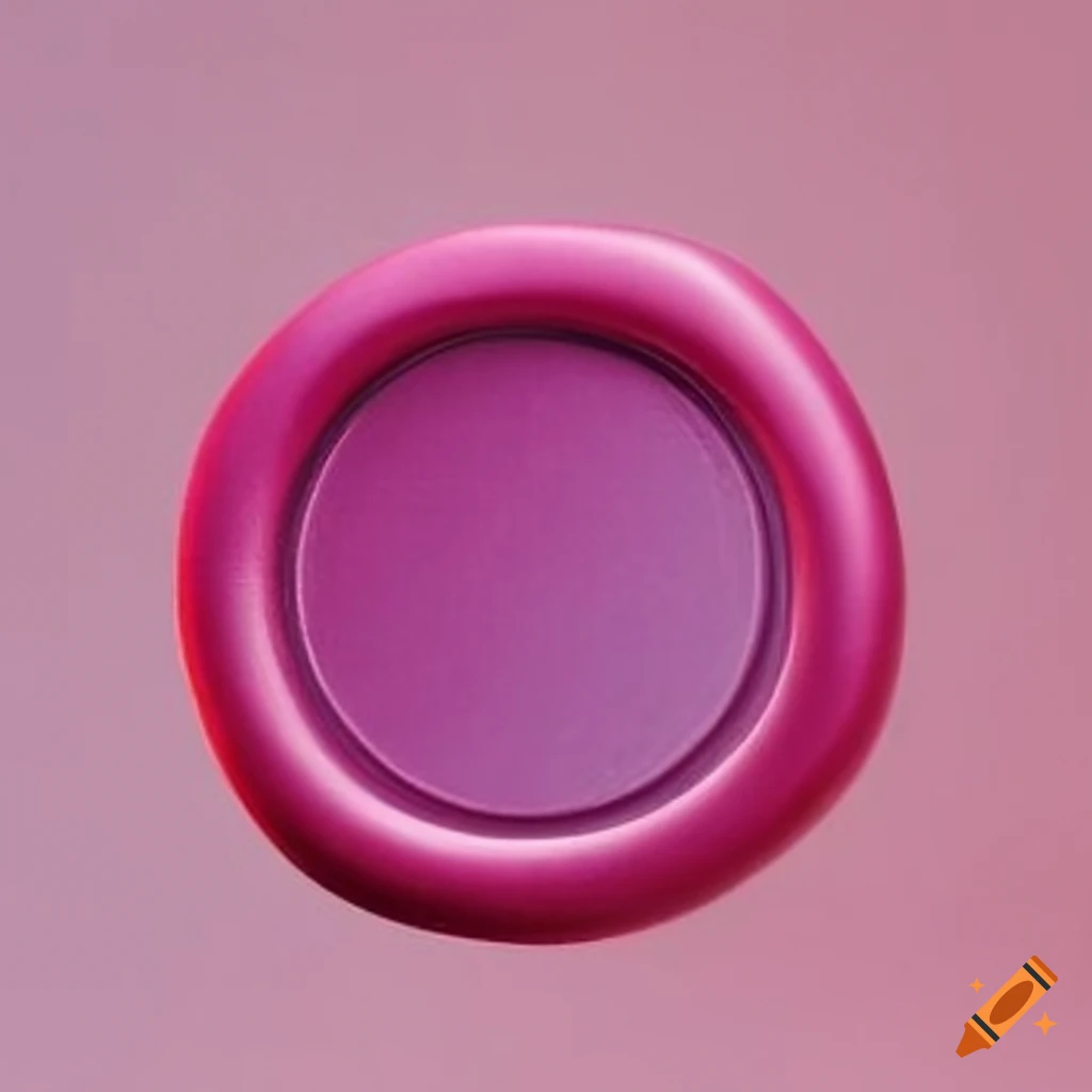 Fuchsia pink diamond wax seal
