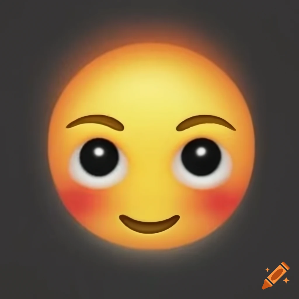 Side eyes emoji on Craiyon