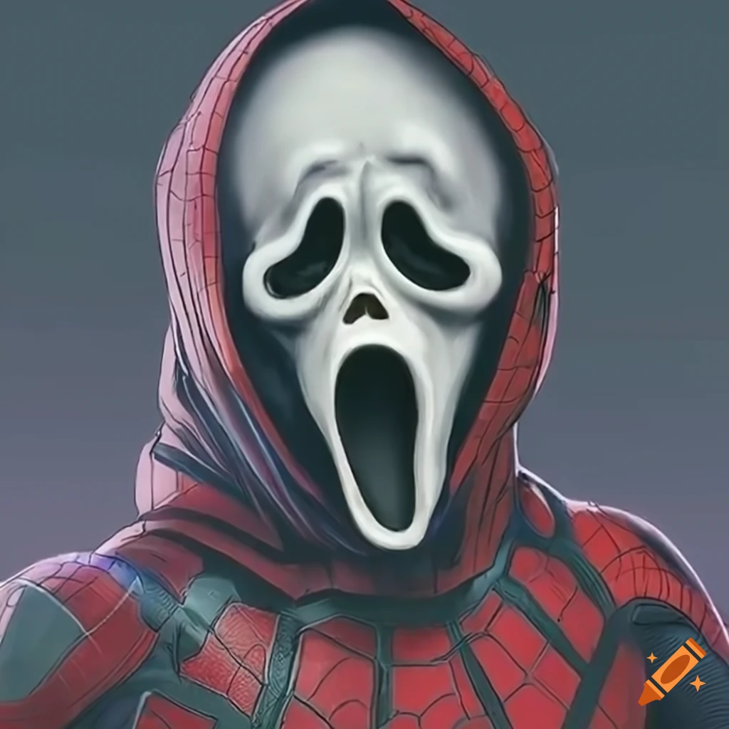 Ghostface scream spider-man
