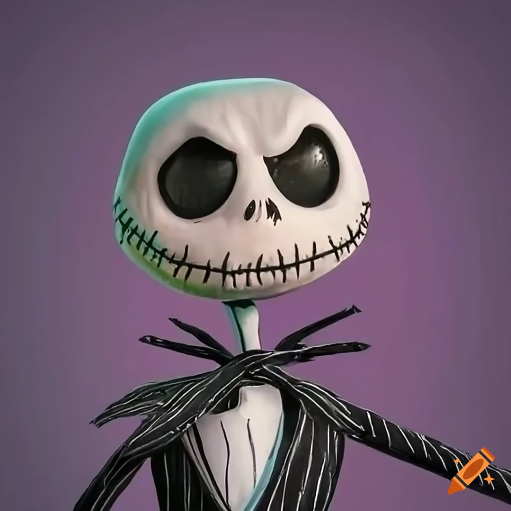 Jack Skellington from The Nightmare Before Christmas on Craiyon