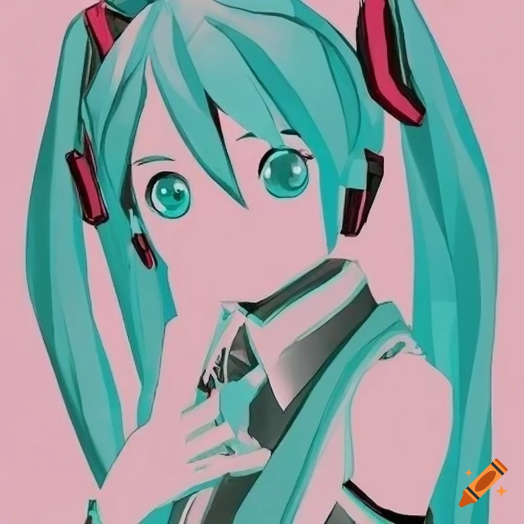 Miku Hatsune Artwork With Nintendo 64 Graphics On Craiyon