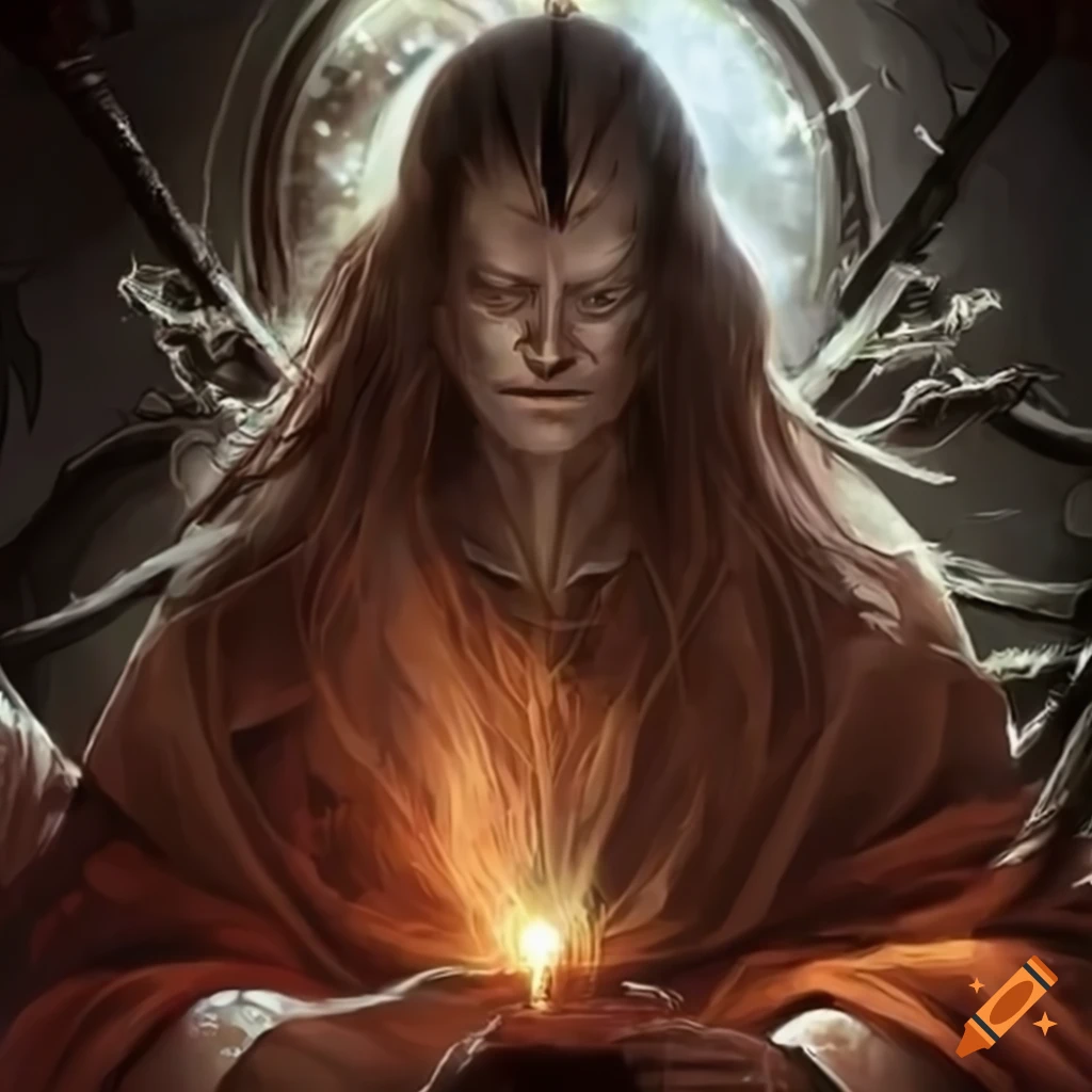 Representation of the god of invention