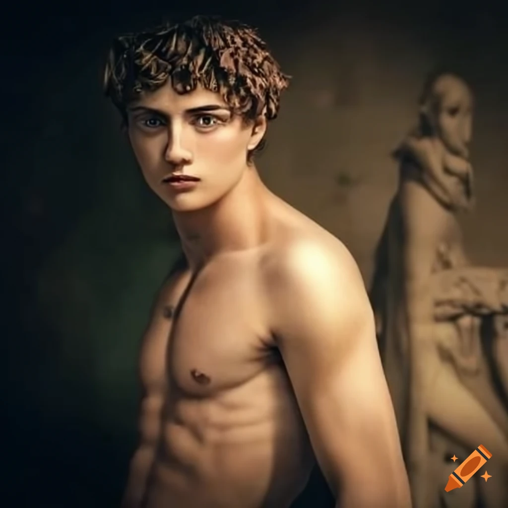 17-year-old male Greek mythology hero on Craiyon