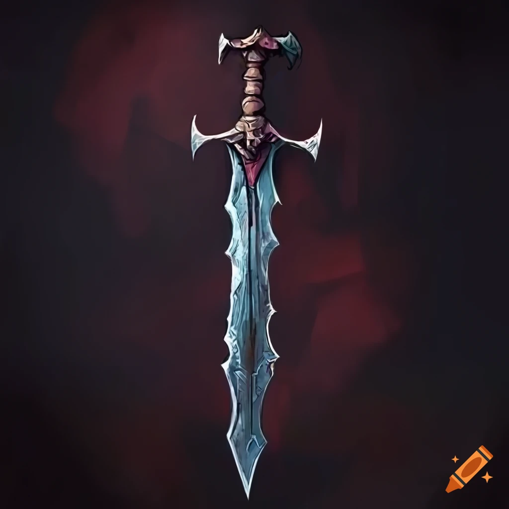 Image of a cursed sword