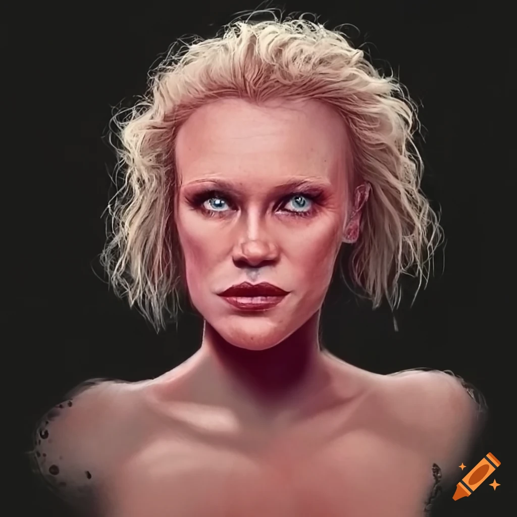 Female face morphing of Michael Rooker, Ray Winstone, Michael Shannon ...