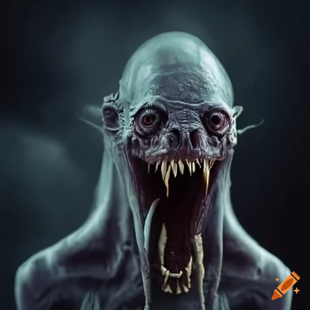 Image of a terrifying creature with blades for hands on Craiyon