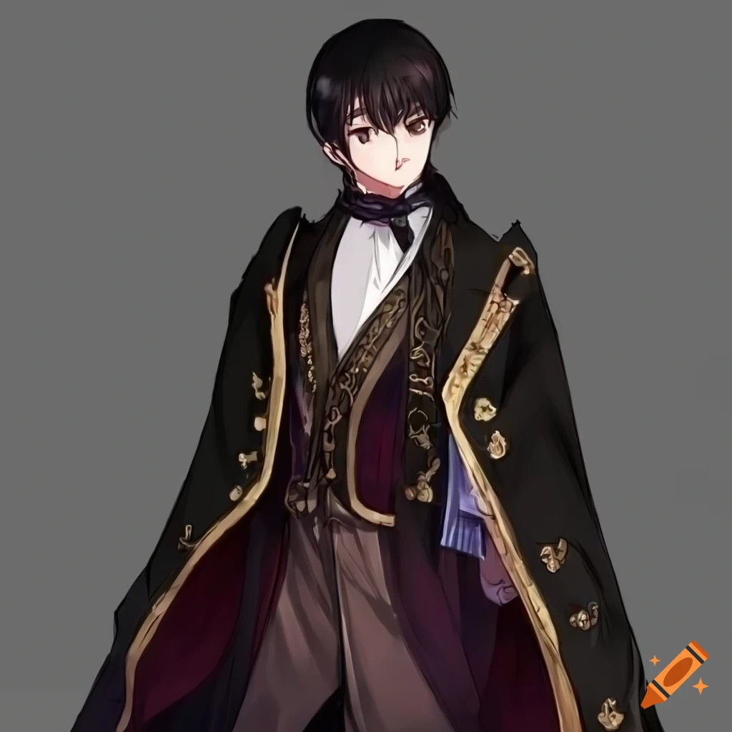 Anime character in a noble outfit on Craiyon