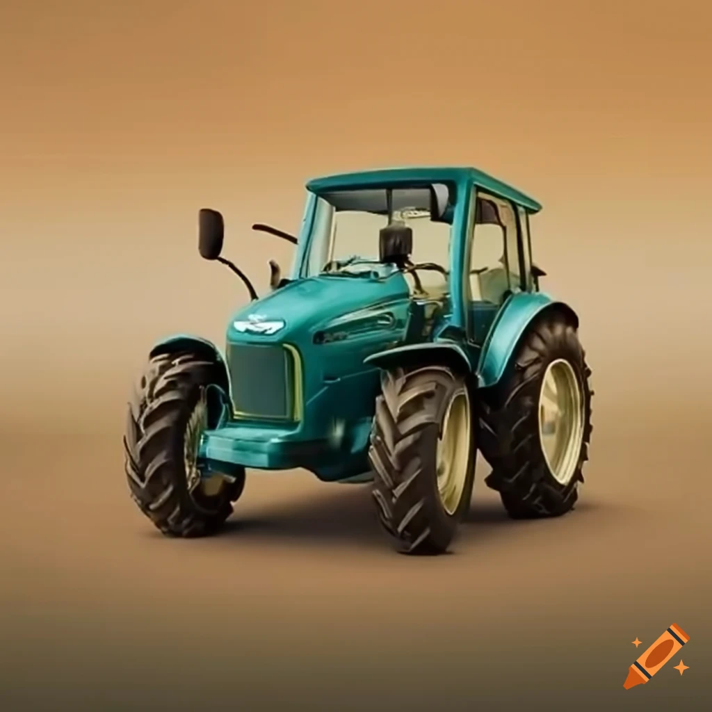 Image of an aston martin tractor on Craiyon
