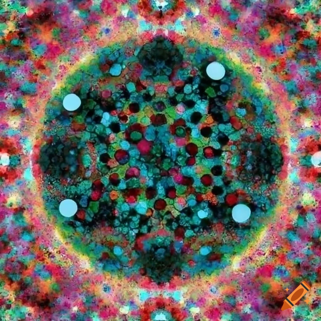 Abstract artwork with vibrant and overlapping colors on Craiyon