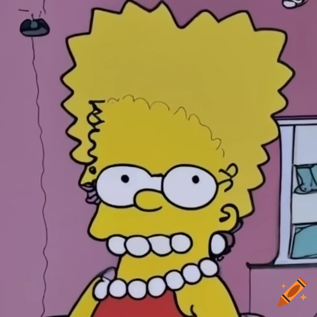 Image of lisa simpson on Craiyon