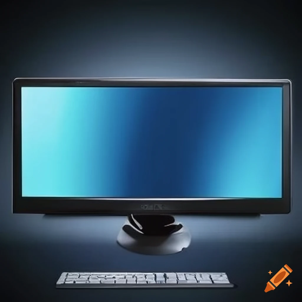 Computer monitor screen on Craiyon