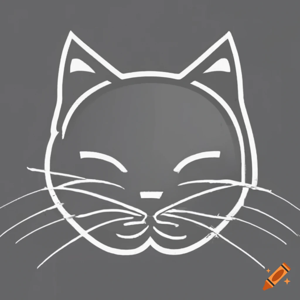 Logo design featuring a cat on Craiyon
