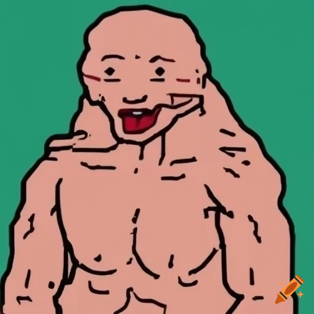 Furious wojak meme on Craiyon