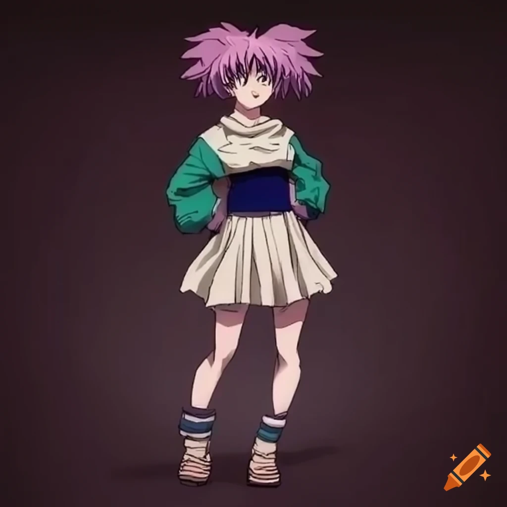 Hunter x Hunter inspired anime fashion outfits on Craiyon
