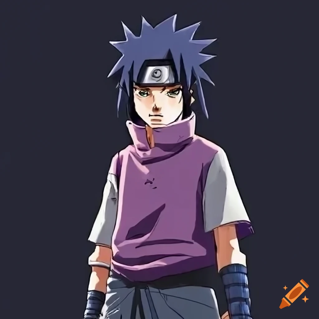 Anime-style full body outfit inspired by Sasuke Uchiha and Jojo's ...