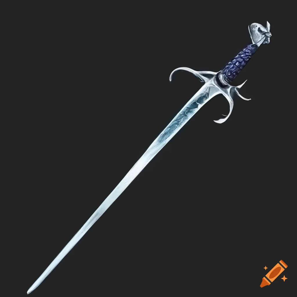 Image of a dragonslayer rapier on Craiyon