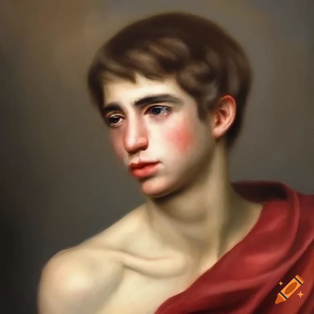 Detailed painting of a confident and powerful male god on Craiyon