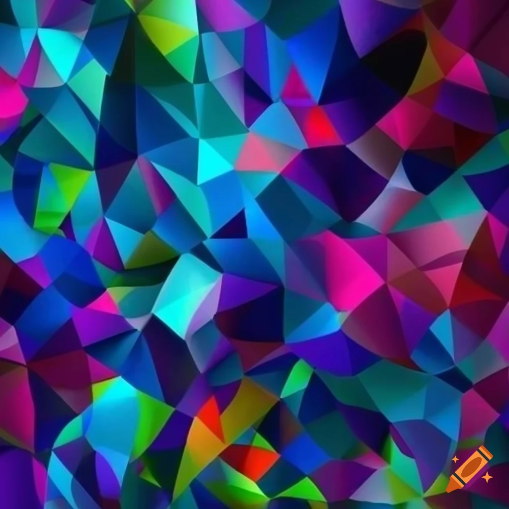 Colorful abstract pattern wallpaper