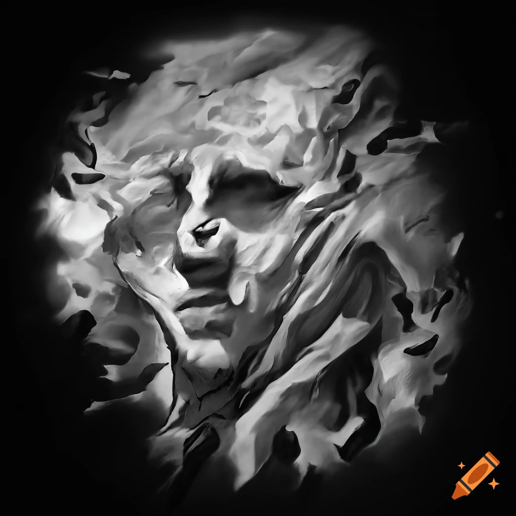 Immersive and abstract art amalgamation on Craiyon