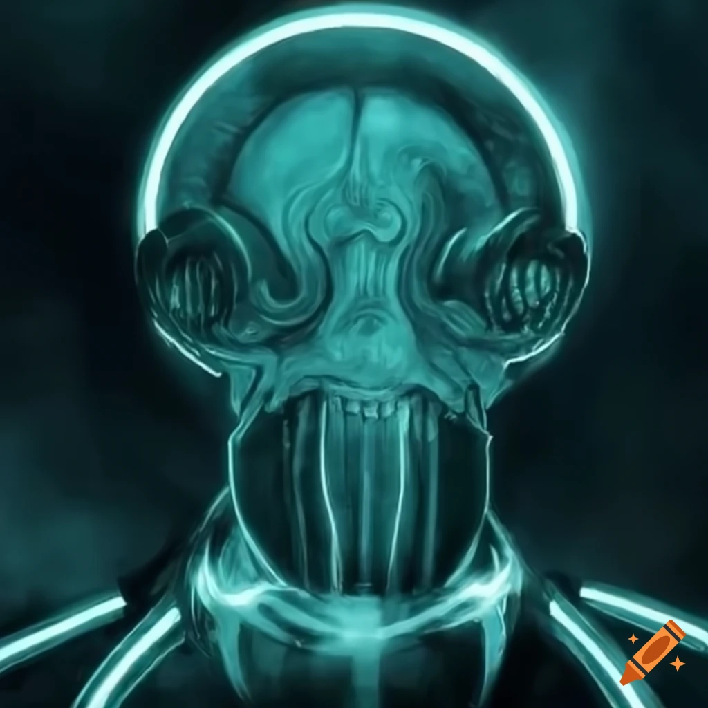 Mash-up of tron and cthulhu