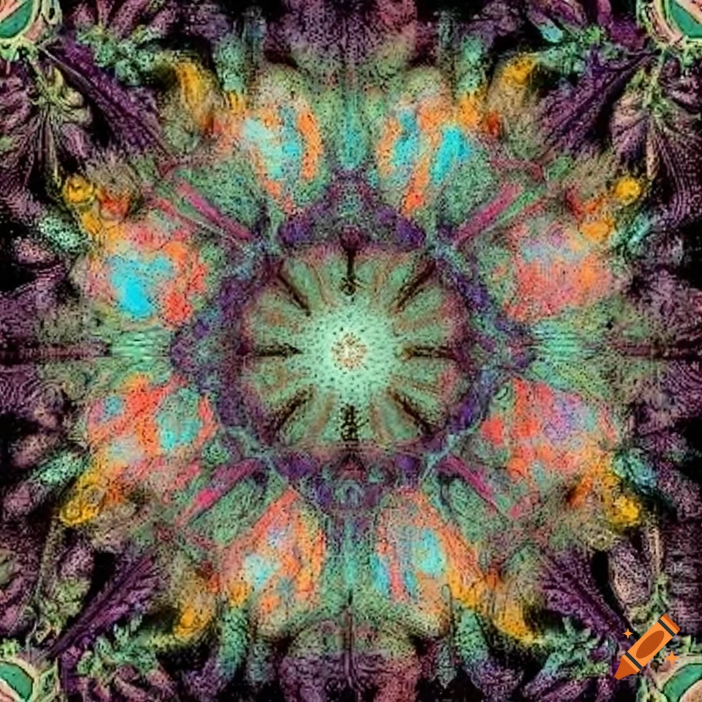 Abstract representation of natural magic in mathematical style on Craiyon