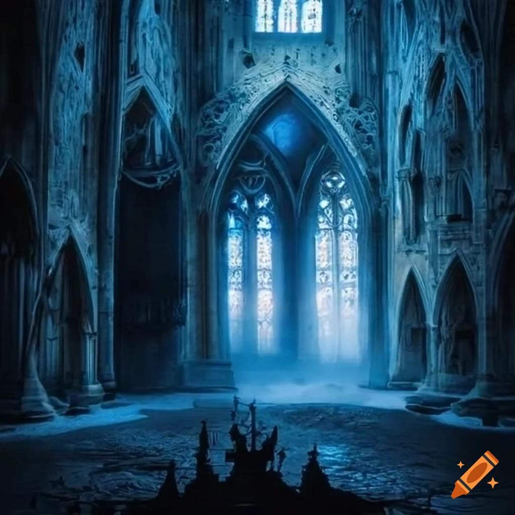 Dark Gothic Castle Interior