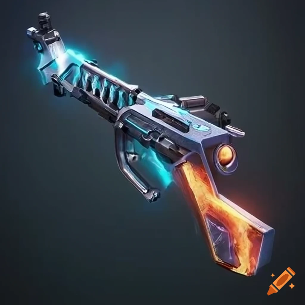 Plasma-Acid Lance futuristic firearm on Craiyon