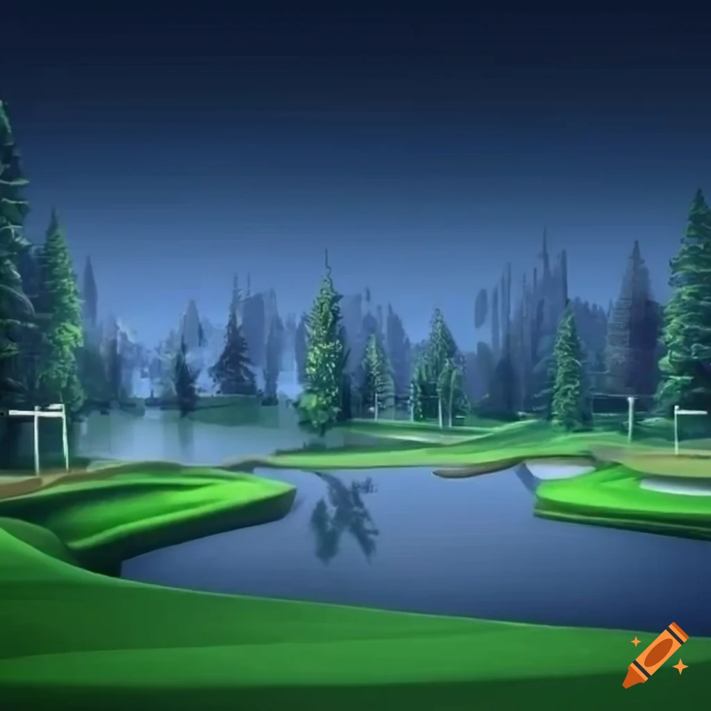 Mini Golf imagens criadas no Craiyon